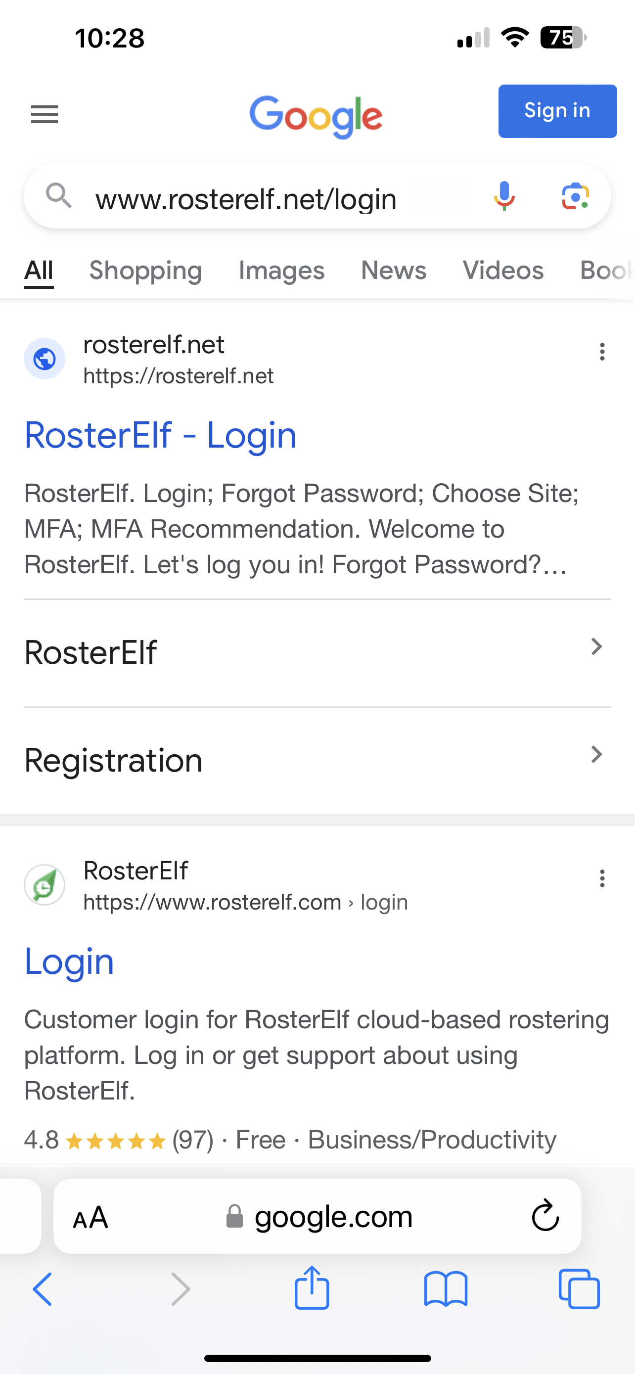 How to Install PWA Version on iOS Smartphone (Safari) – RosterElf ...