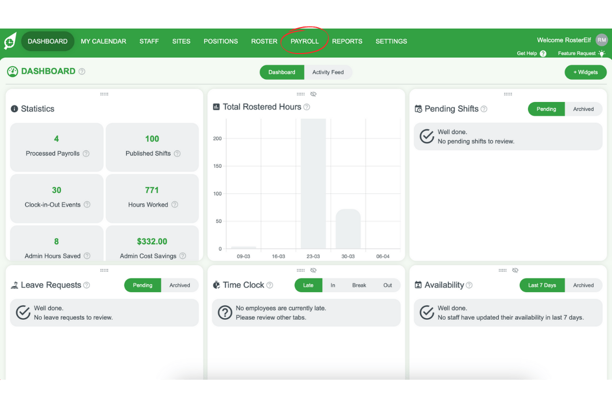 How to set up monthly payroll (Xero) – RosterElf Customer Support