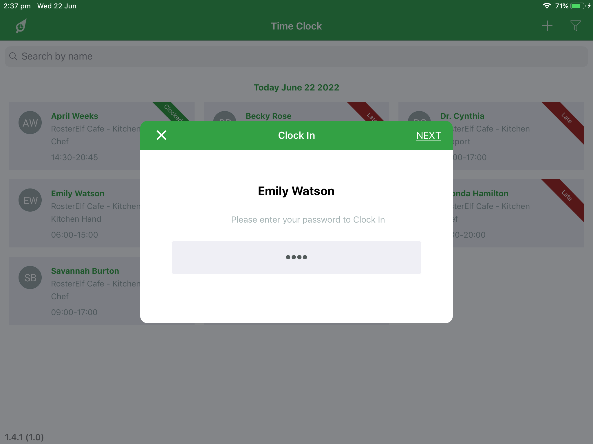 Downloading and Setting up the Time Clock App – RosterElf Customer Support